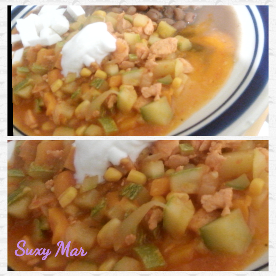 Recetas de mi cocina Suxy Mar: Pollo con calabacitas y elote