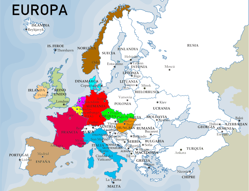 Europa Ocidental Mapa De Europa Continentes Mapa Mapas Del Mundo The Best Porn Website