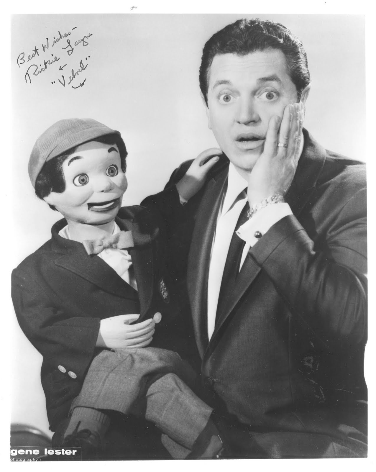 Mr. D's Daily Ventriloquist Journal: 8x10 Juro ad photo for Velvel