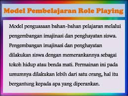 Langkah Langkah Model Pembelajaran Role Playing - Seputar Model