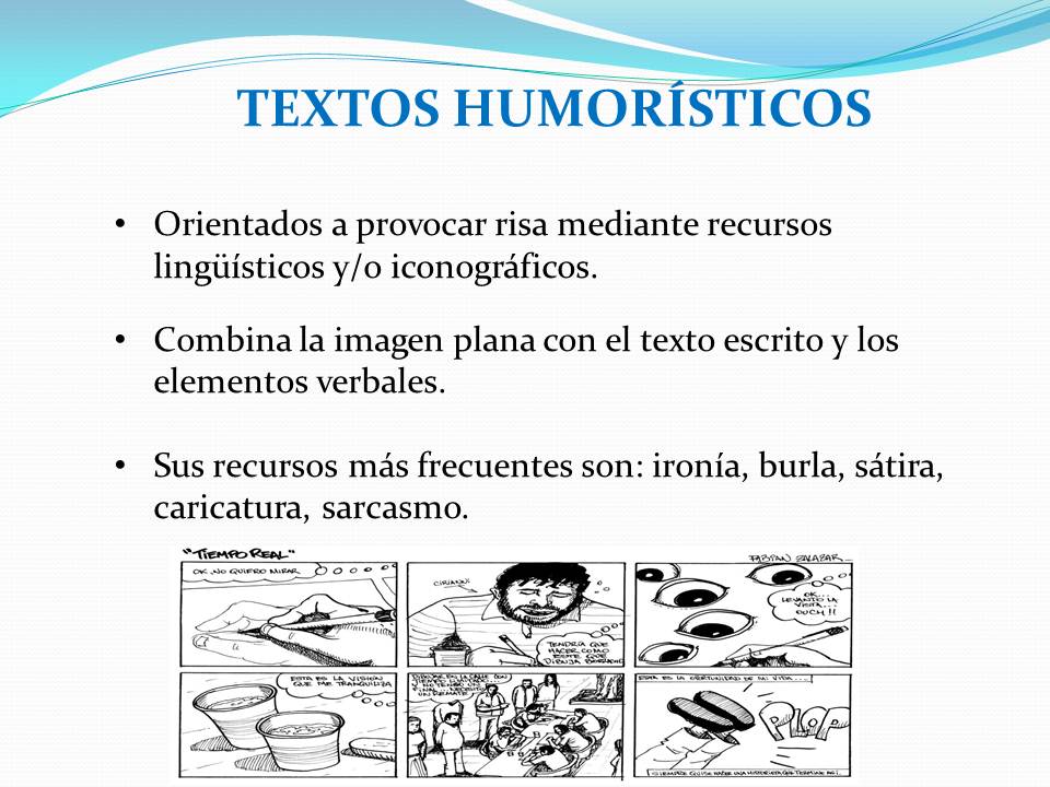 LA ENSEÑANZA DEL ESPAÑOL LESET: DIAPOSITIVAS "TEXTOS HUMORÍSTICOS"