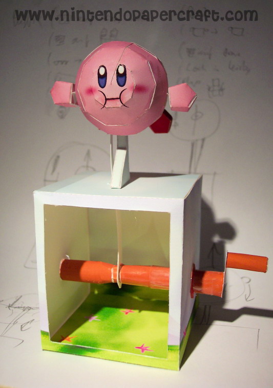 Papercraft - Automata Flying Kirby - Papercraft4u | Free Papercrafts ...