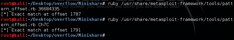 Minishare 1.4.1 Bufferoverflow