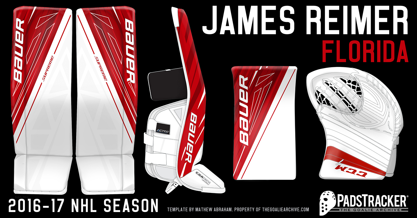 I Love Goalies!: James Reimer 2016-17 Mask