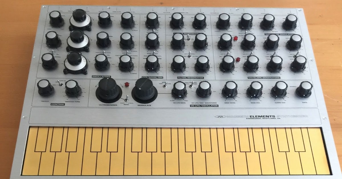 MATRIXSYNTH: MacBeth Studio Systems Elements Synthesizer w/ Touch Keys SN 1023