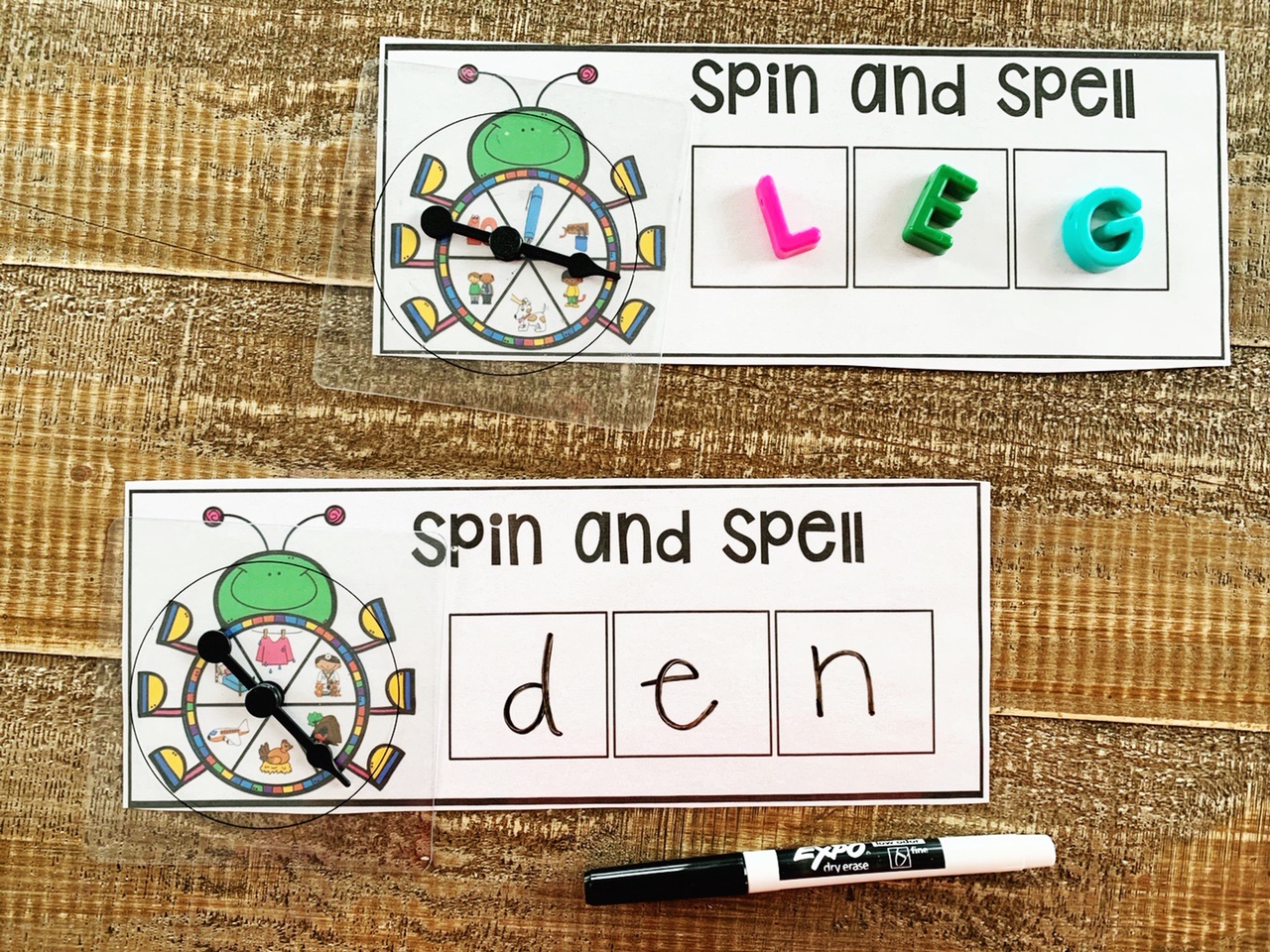 Spring Literacy Centers for Kindergarten | Busy Hands and Minds
