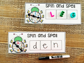 Spring Literacy Centers for Kindergarten | Busy Hands and Minds