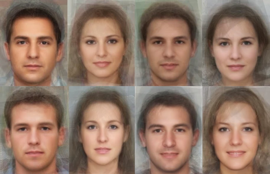 Average Male Face By Country