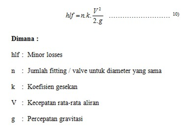 Belajar lewat tutorial: Head Tekanan Lanjutan Head Pompa