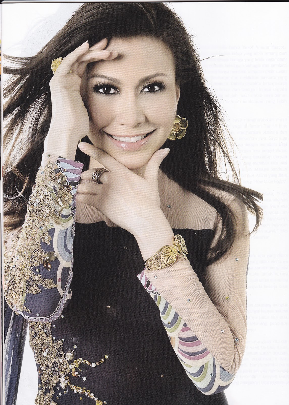 Sharifah Shawati: Nona Cover & Inside Story for March Issue 2012