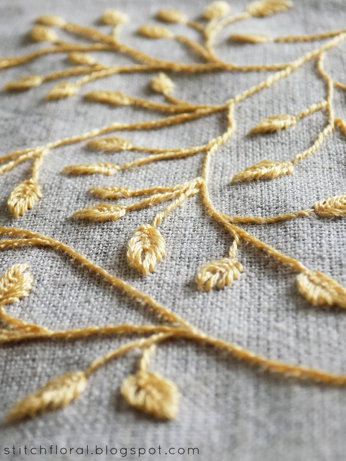 Boho Hand Embroidered bag - Stitch Floral