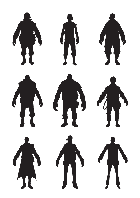 Frank-Connell-PDGDY1: TF2 silhouettes