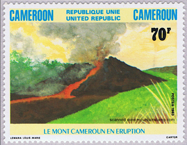 Wandering Silent Vertexes and Frozen Peaks: MOUNT CAMEROON / FAKO IN STAMPS