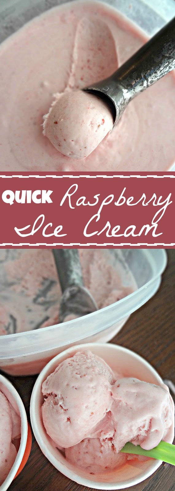 The Cooking Actress: Quick Raspberry Ice Cream
