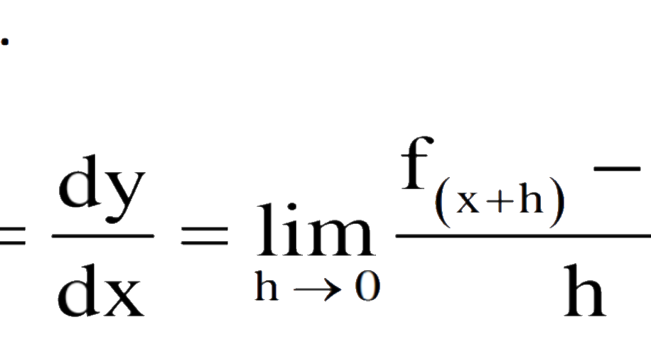 DERIVADAS: POR DEFINICION
