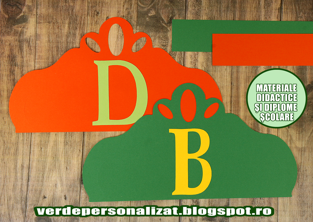 verde personalizat: Coronite Litere 1