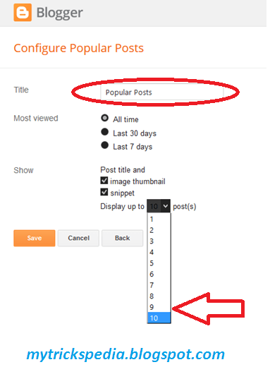 5 Best Popular Posts Widgets for Blogger - My Tricks Pedia