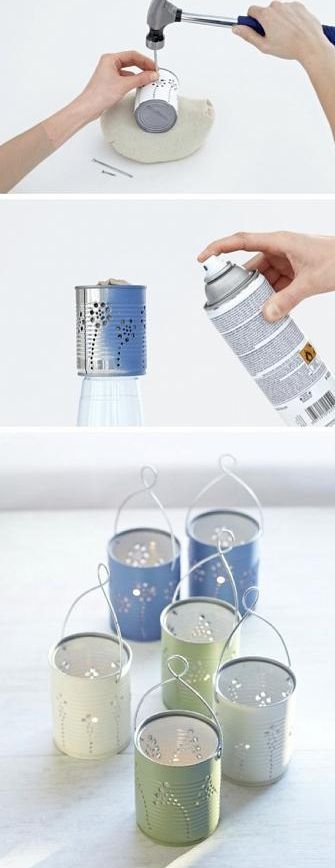 Hogar diez: 7 ideas para reciclar tus viejas latas