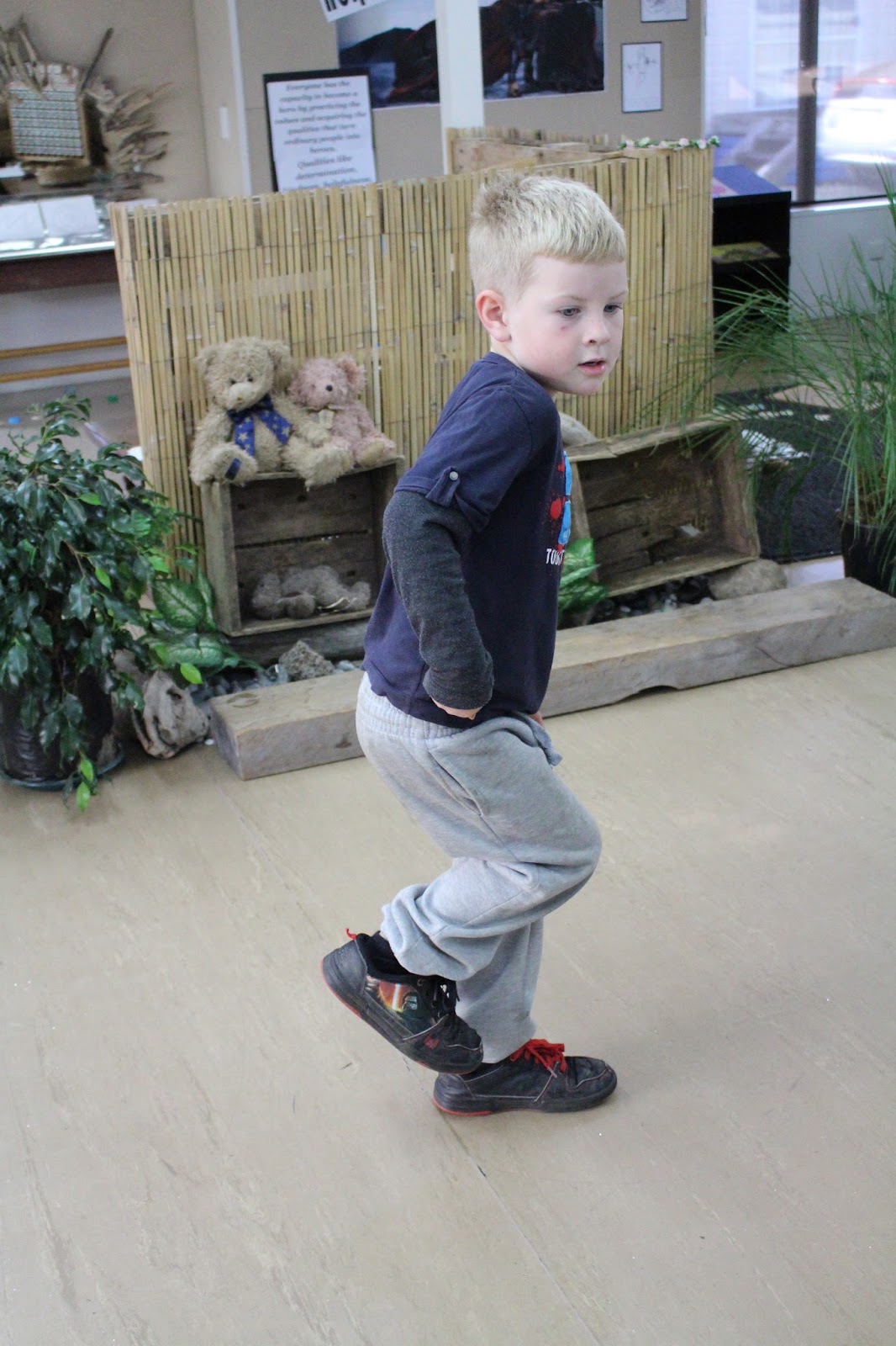 Bream Bay Kindergarten: What does hopping look like?