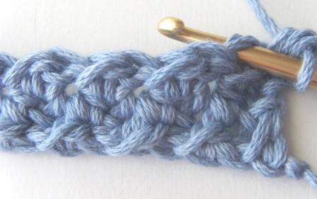 Hekel Idees: Patroon Steke: Die Gehekelde Mossteek.