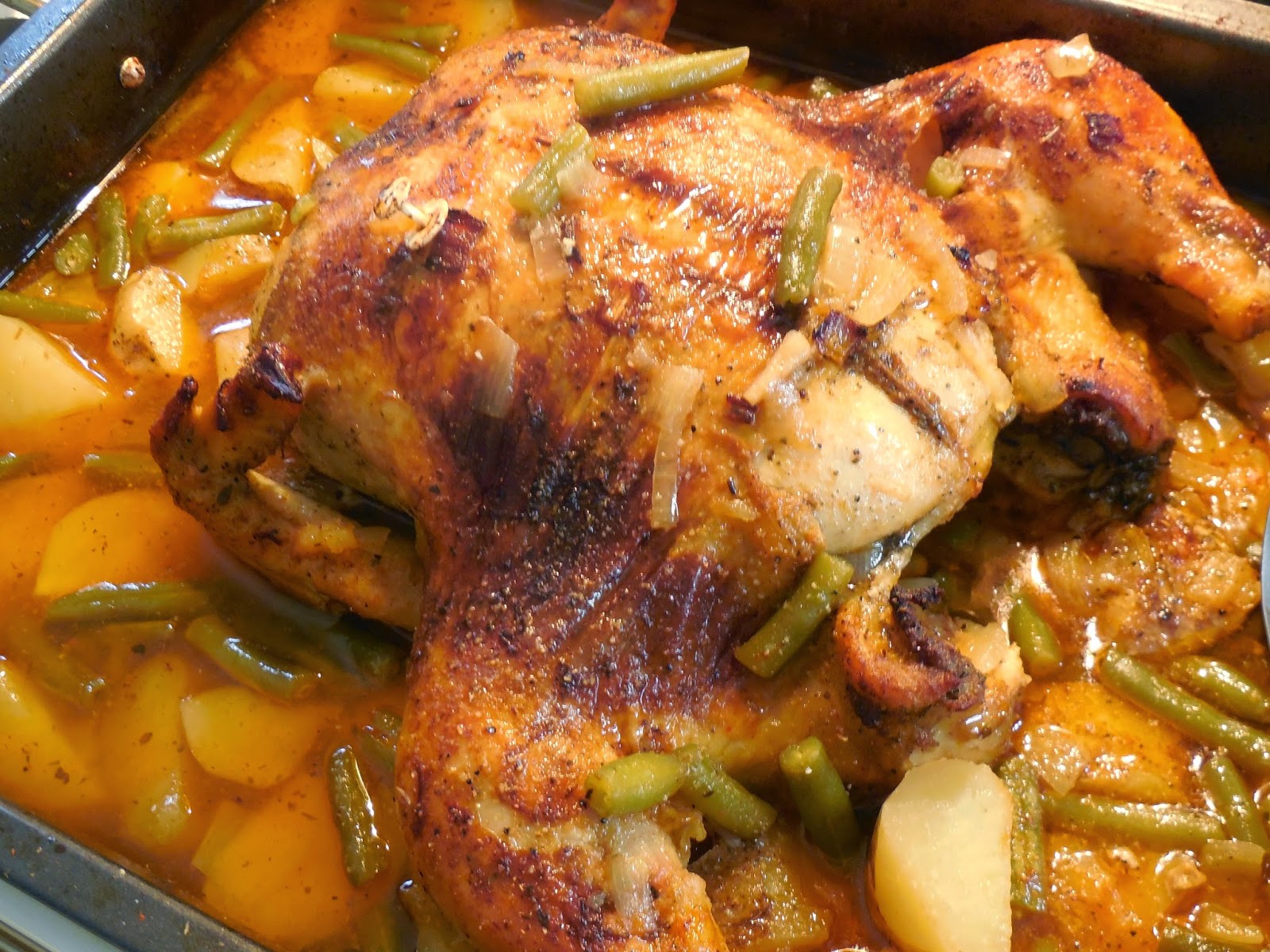 ThriftyTreeHuggary: Zesty Ginger Ale Chicken N' Veggies