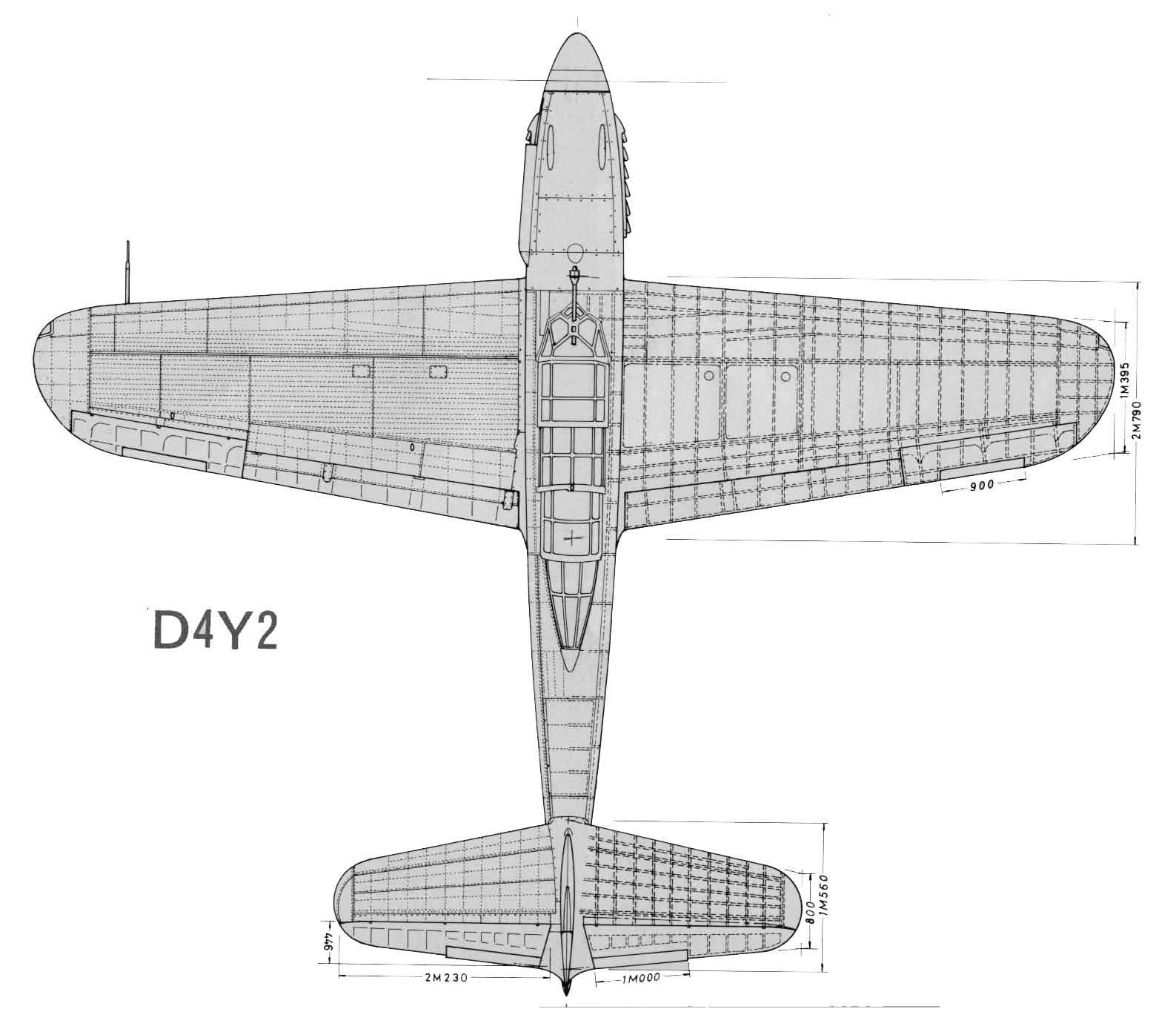 Aviación Centenaria: Yokosuka D4Y Susei (Judy) - Parte II - Diagramas a ...