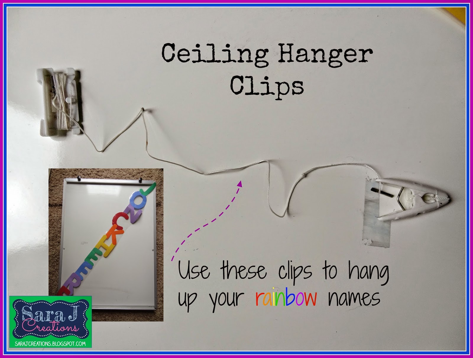 Using Names to Decorate the Classroom | Sara J Creations