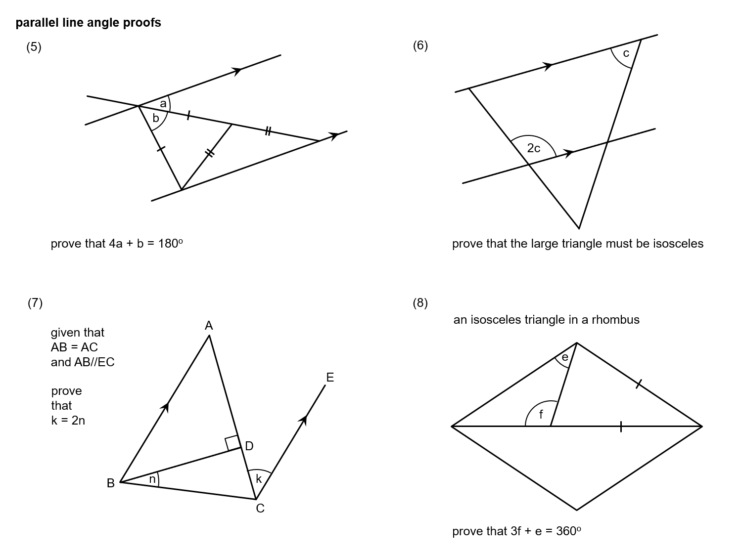 MEDIAN Don Steward mathematics teaching: parallel line angle ...