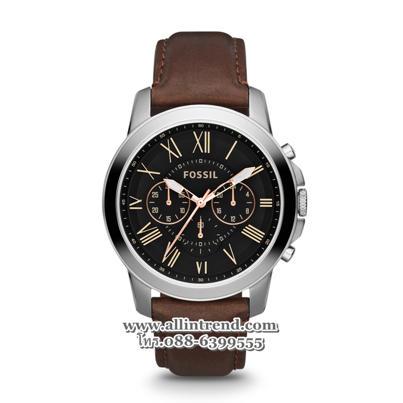 นาฬิกา Fossil: นาฬิกา Fossil รุ่น FS4813 Grant Chronograph นาฬิกาข้อมือ ...