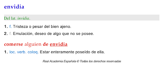 Poeliteraria: PLAN DE ACCIÓN TUTORIAL LA ENVIDIA ES UNA MALA CONSEJERA.