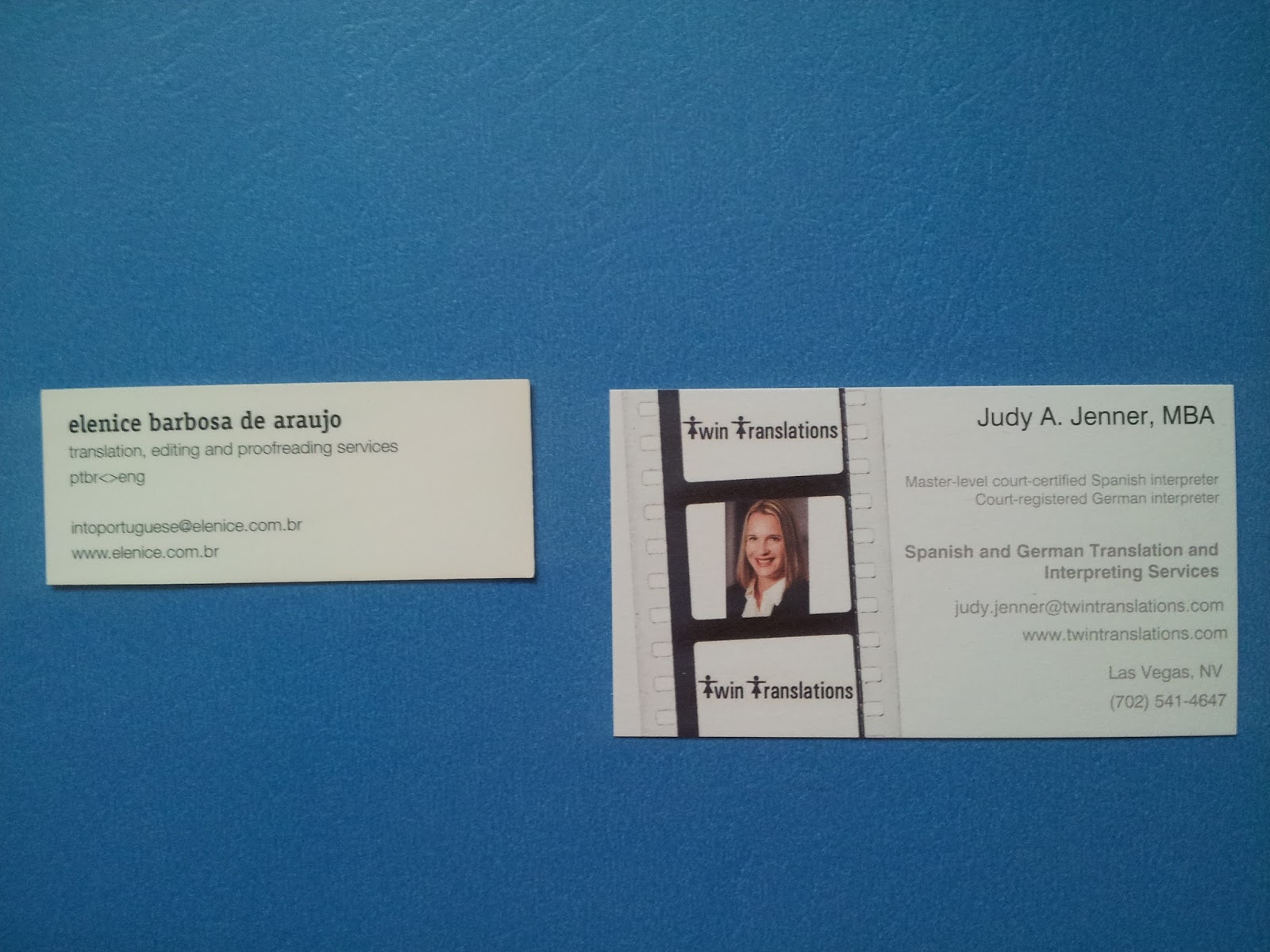 Language Blog Translation Times: Business Cards: The Next Level