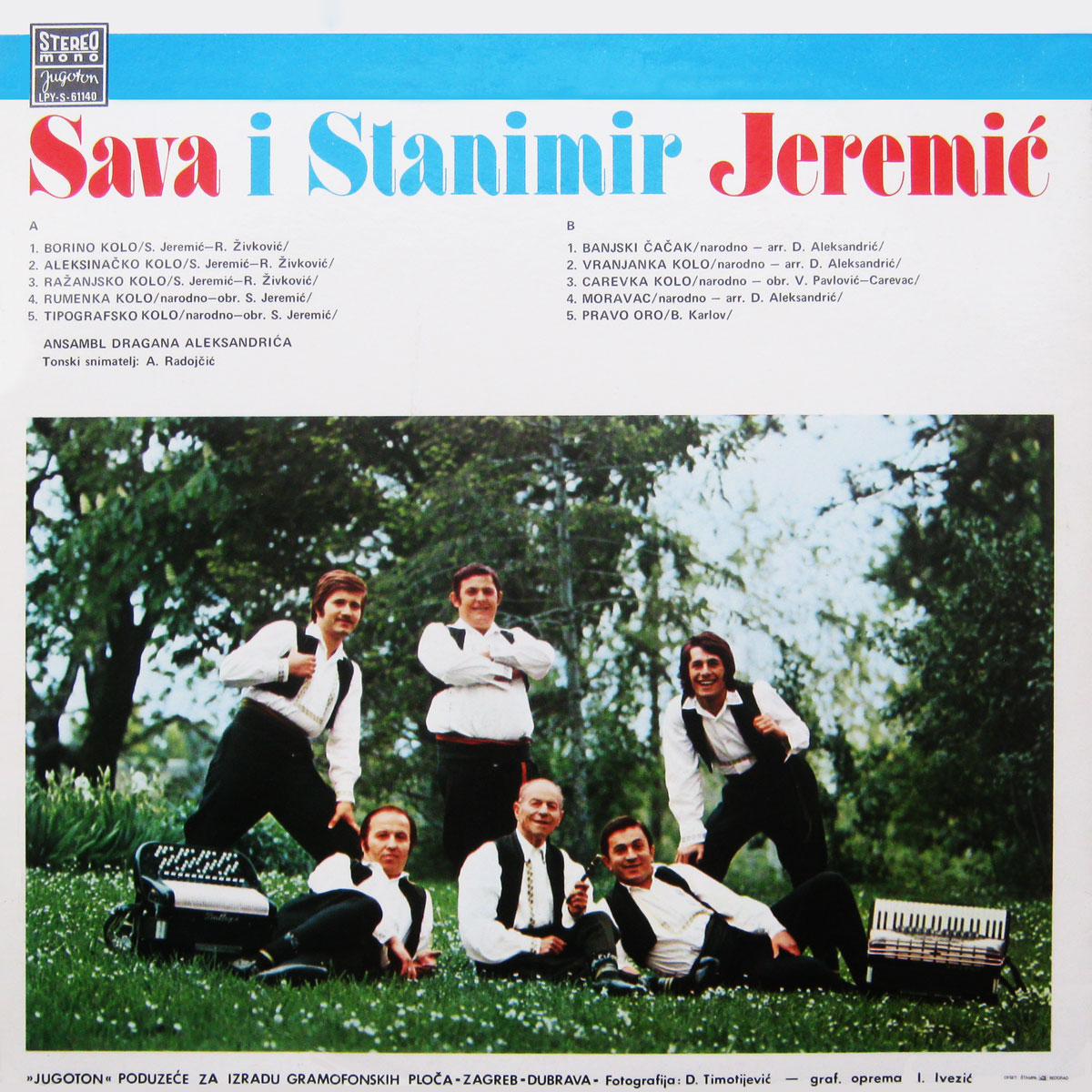 MUZIKA BALKANA - BALKAN MUSIC: SAVA i STANIMIR JEREMIĆ - Kola