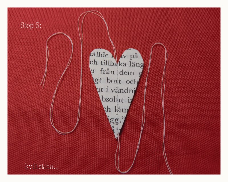 Kviltstina...: Paper Hearts Tutorial