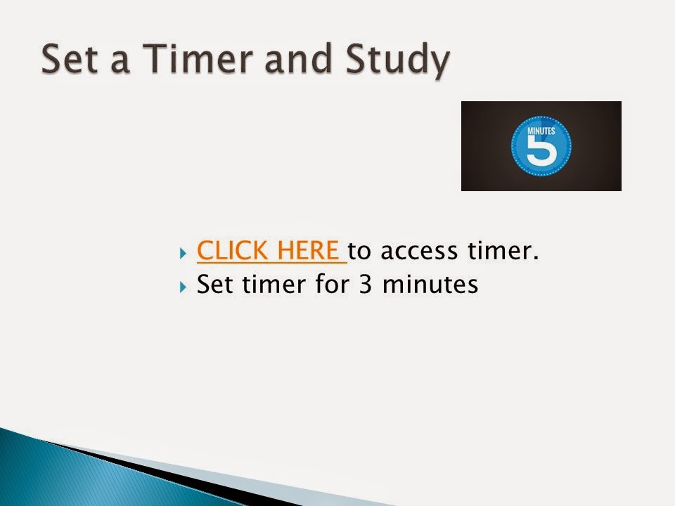 How to Study Using the 5 Minute Study Strategy | The Learning Cafe