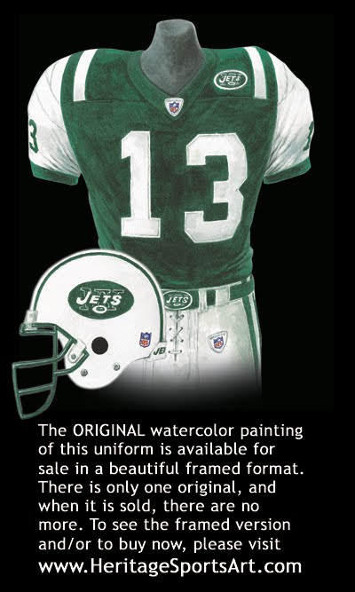 New York Jets Uniform and Team History | Heritage Uniforms and Jerseys ...