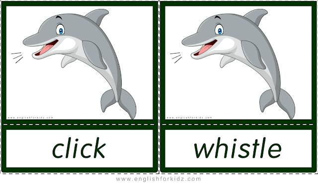 Printable Flashcards: Animal Sounds. Part 1.