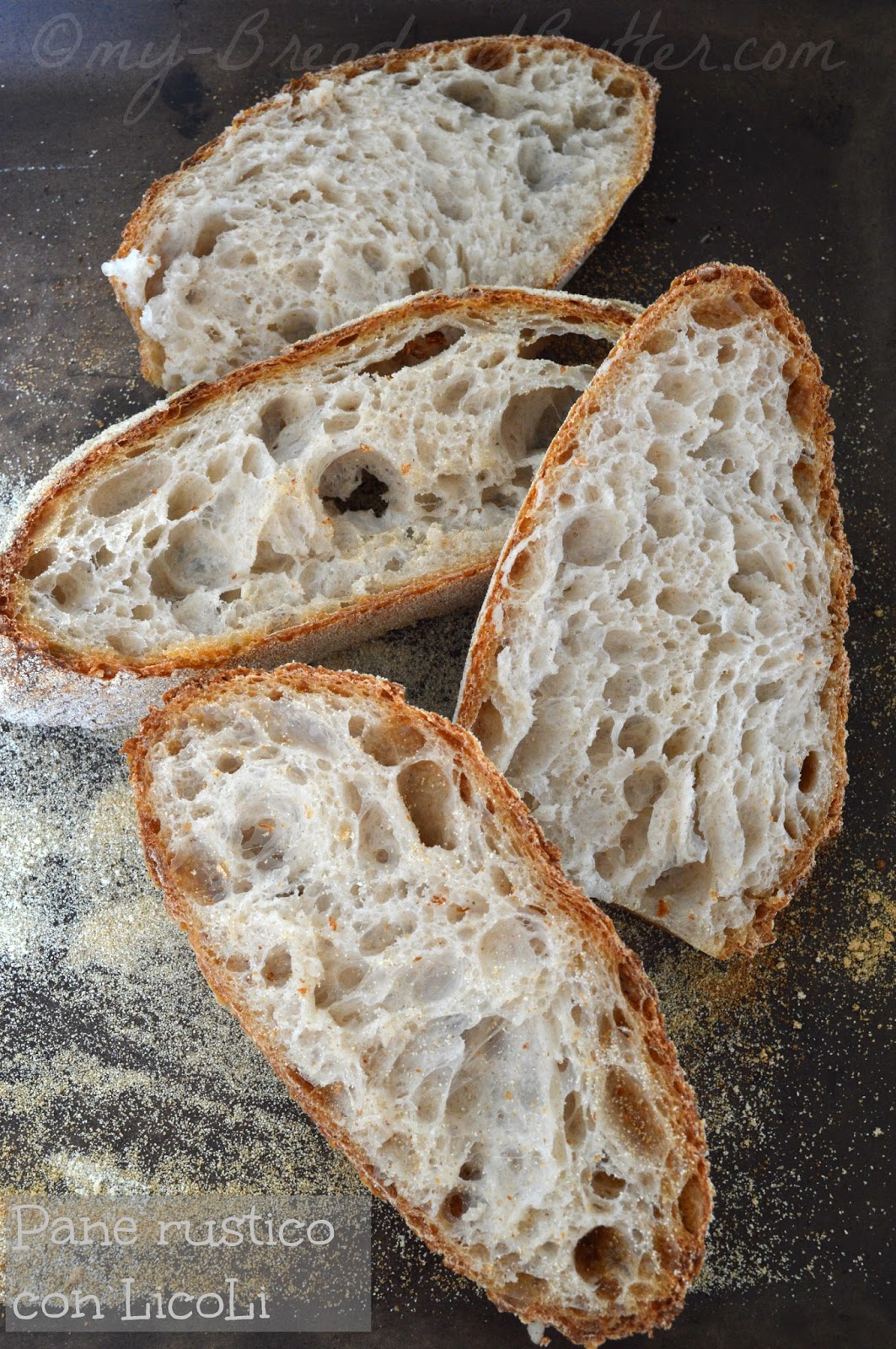 Pane rustico a lievitazione naturale | Bread and Butter di Nicoletta Palmas