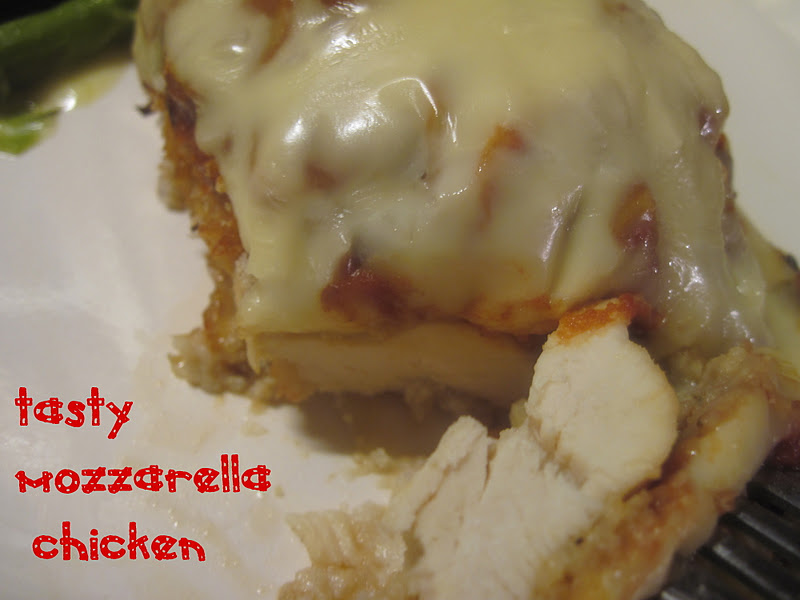 The Better Baker: Tasty Mozzarella Chicken
