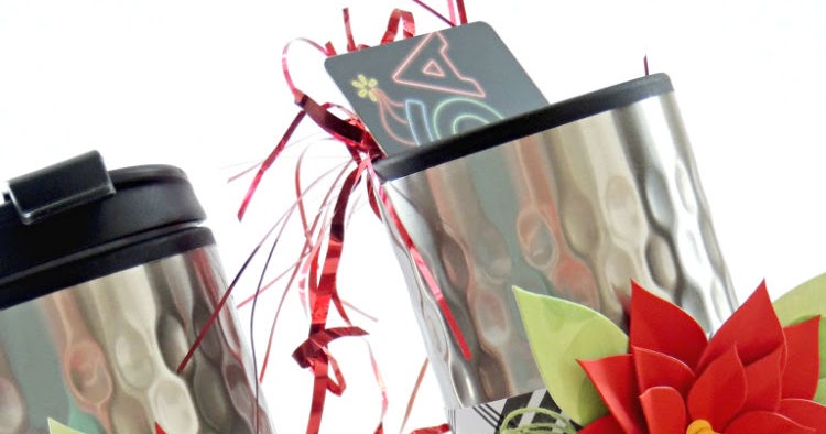 lauralooloo: Make a Festive Coffee Cup Wrap {Simple gift idea!}