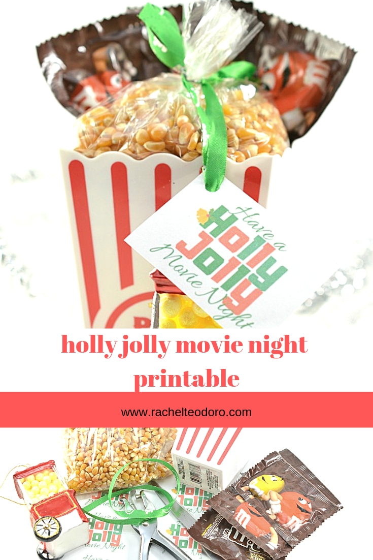 Last-Minute Movie Night Gift Idea with Free Printable Gift Tag