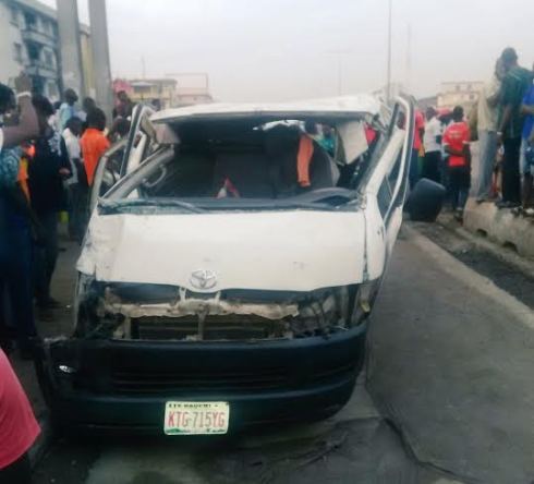 6 people killed in Fatal accident at Fadeyi, Lagos(photos)