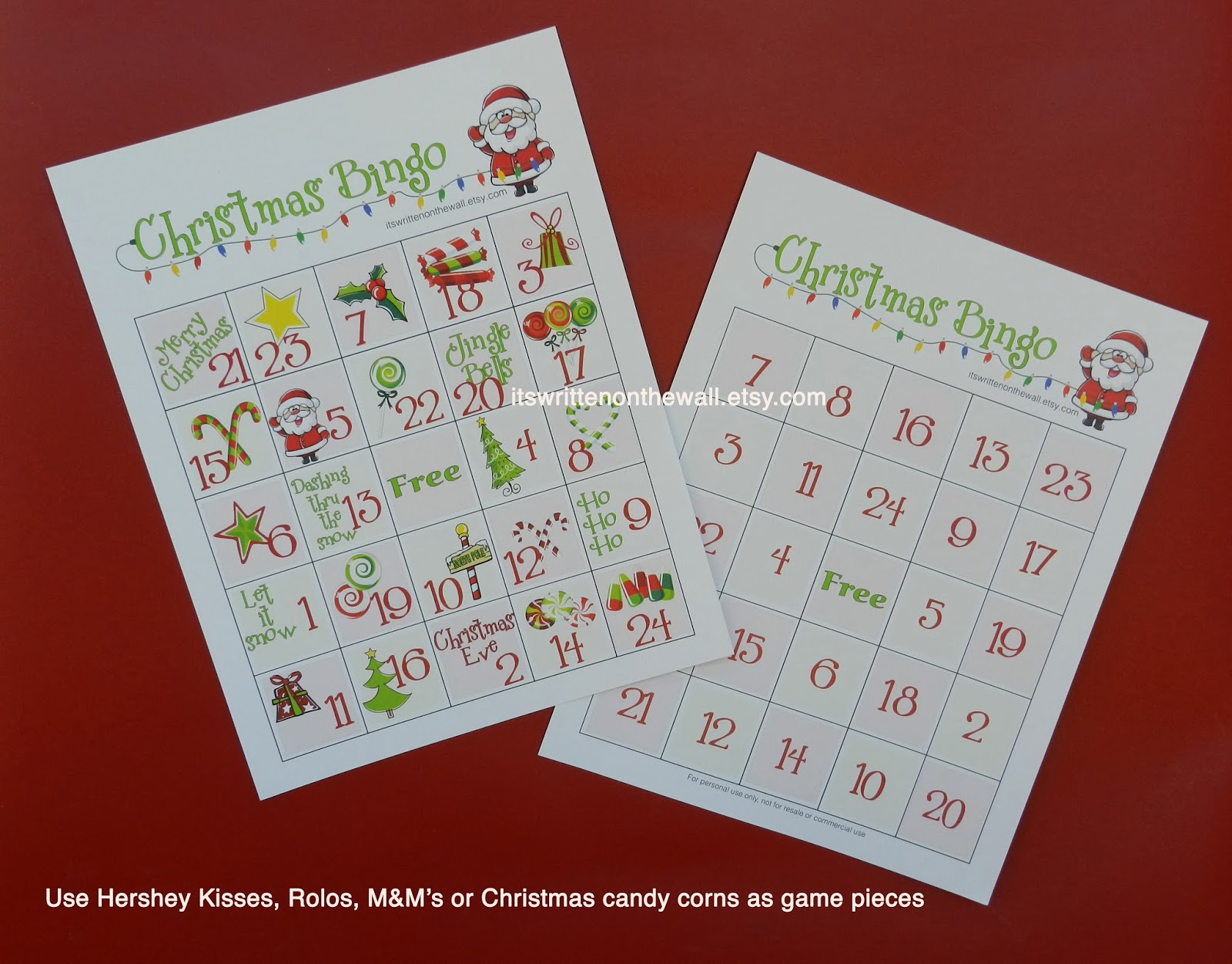 It s Written On The Wall Christmas Bingo A Fun Game For Christmas it-s-written-on-the-wall-christmas-bingo-a-fun-game-for-christmas