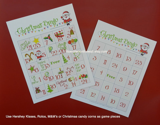 It's Written on the Wall: Christmas Bingo-A Fun Game for Christmas ...