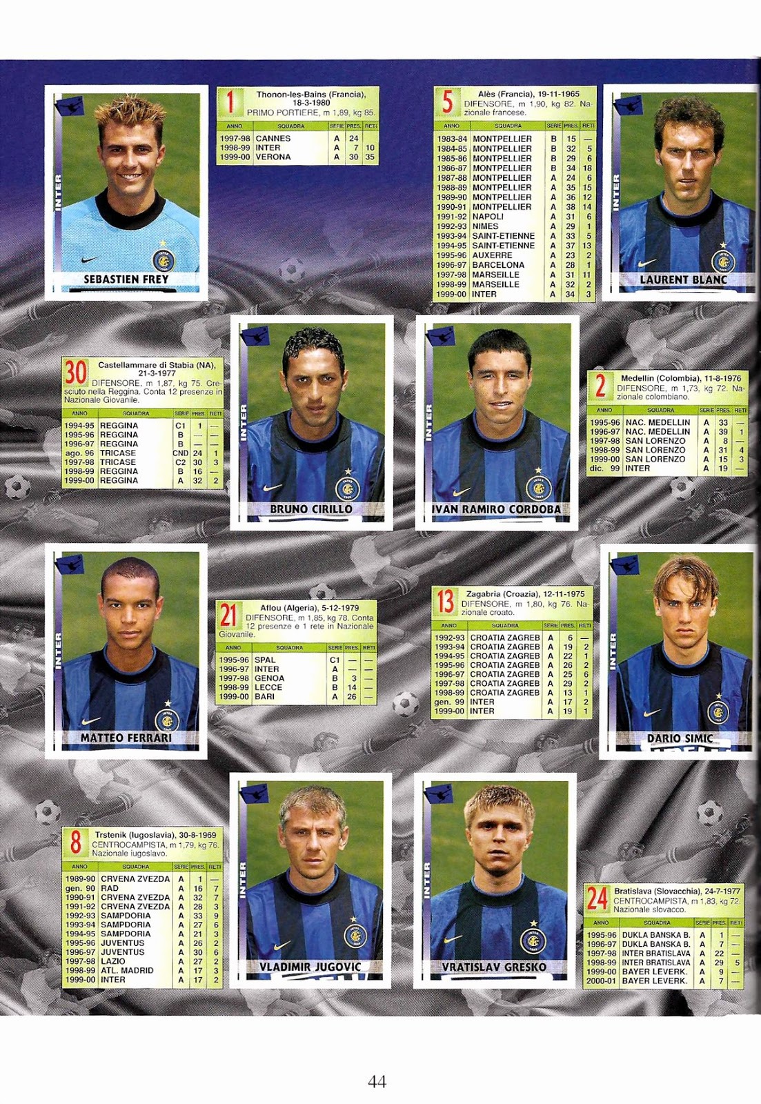 TWB22: Campionato 2001 2002 "Derby d'Italia" Inter Milan Juventus