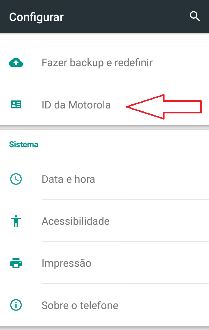 Como desvincular seu e-mail do ID da Motorola