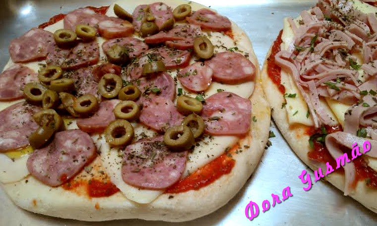 Culinária-Receitas - Mauro Rebelo: Pizza da Dora
