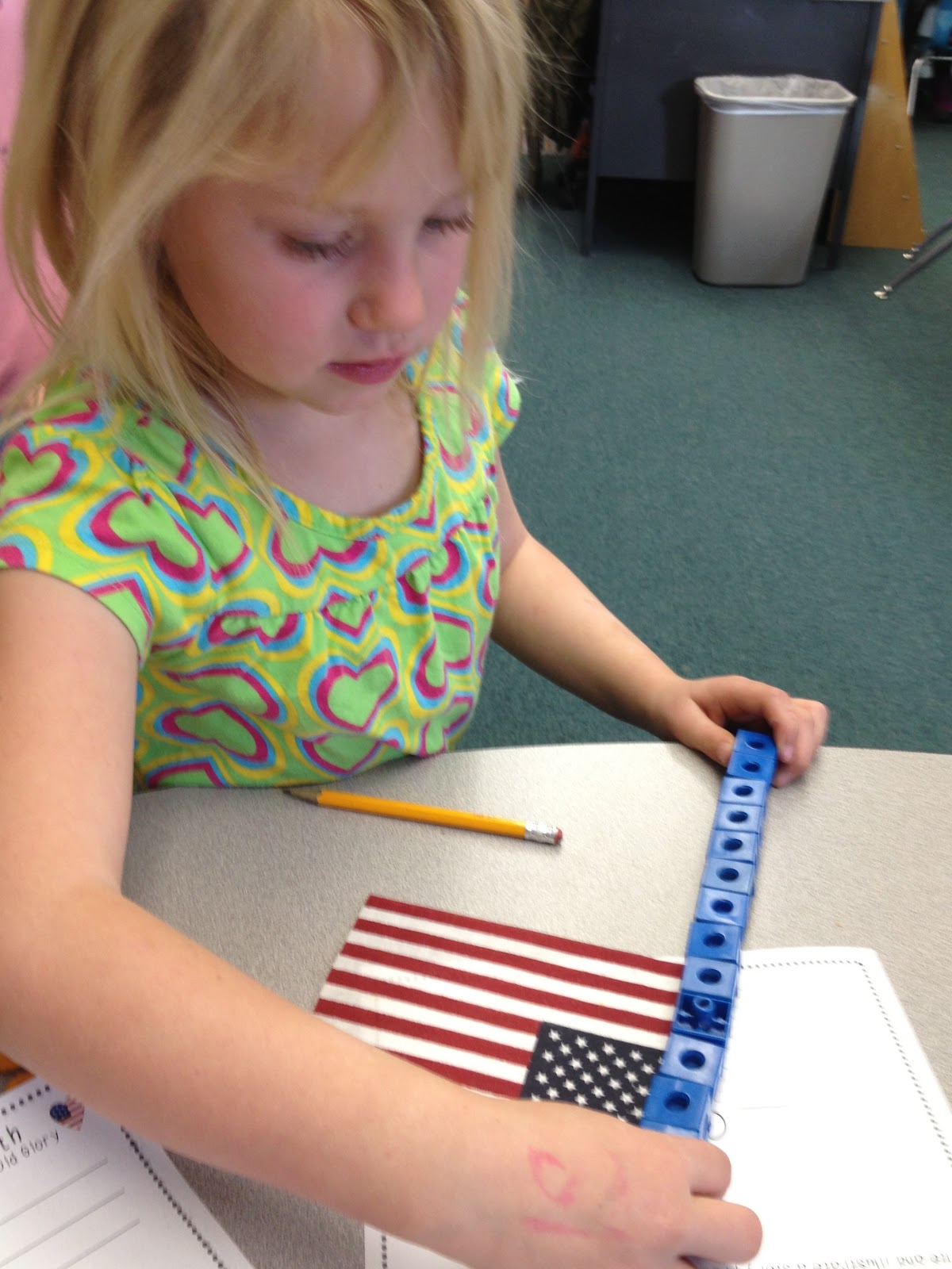 HANDS ON FLAG MATH FREEBIE - Teacher Idea Factory