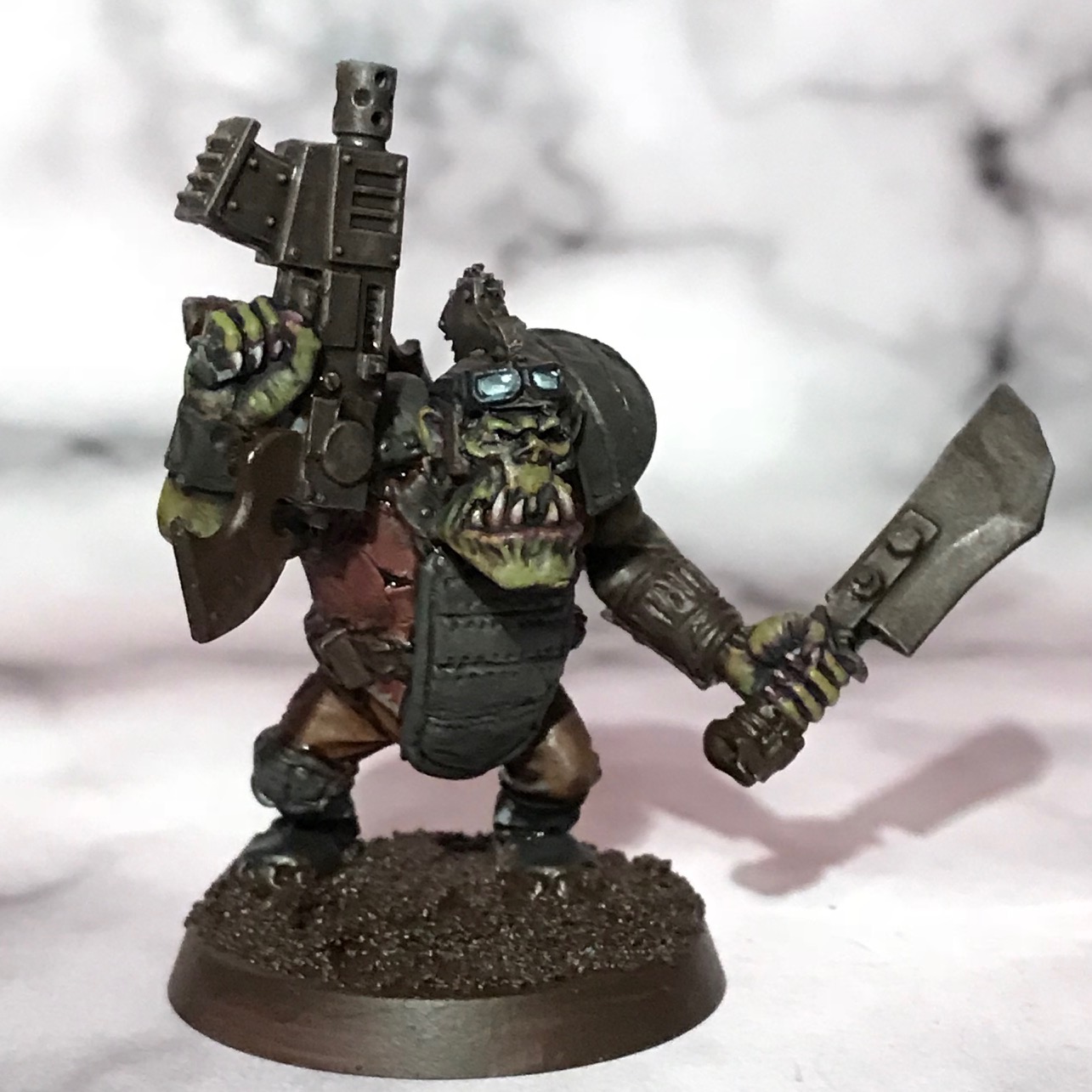 Death of a Rubricist: + inload: Painting ork skin