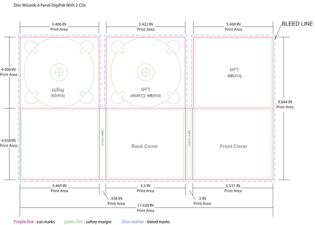 A2 Media: Digipak template research