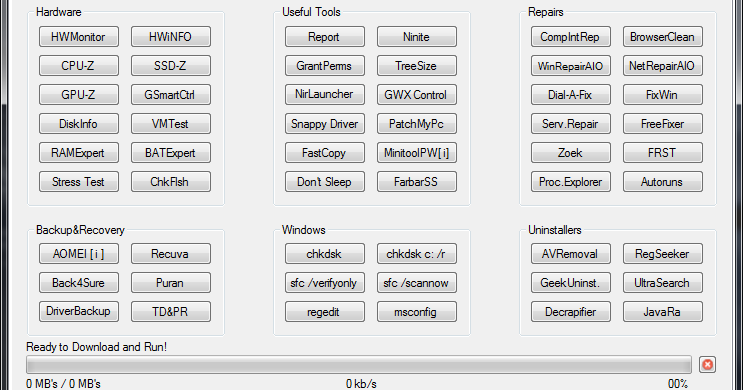 Windows Repair Toolbox 3.0.3.3 Portable - Todo en uno de herramientas ...